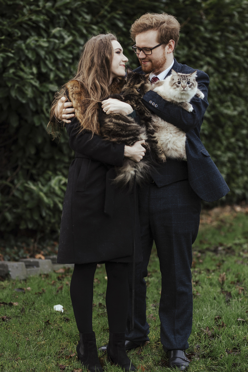 Cat Friendly Engagement Photos In Dublin, Ireland - Daily Dog Tag